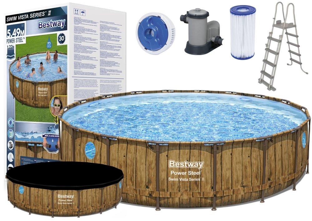 Baseinas Bestway Power Steel Swim Vista, 549x122, modelis - LN11799 ... Baseinas Bestway Power Steel Swim Vista, 549x122, modelis - LN11799 ...