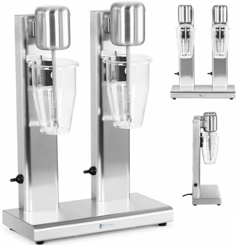 Plakiklis Royal Catering Dvigubas kokteilių mikseris 2 x 1 l, 15000 aps ...