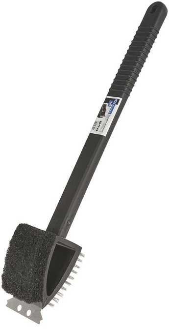 Grilio valymo šepetys su grandikliu ir kempine, modelis - GEK10247 ...