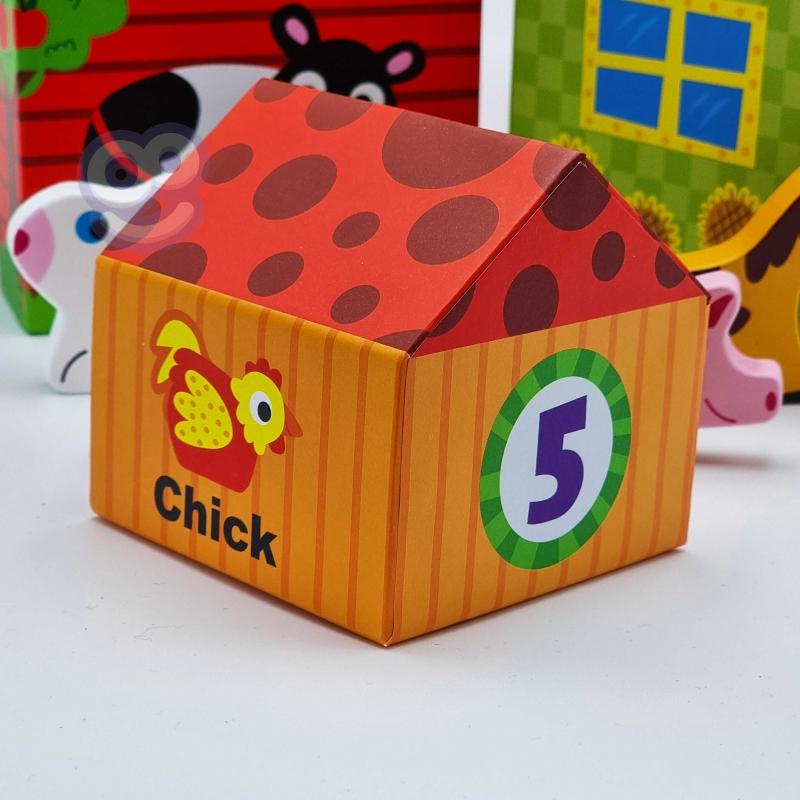 Mediniai kubeliai su figūrėlėmis - Woopie Green, modelis - LE10895, žema kaina | Varle.lt