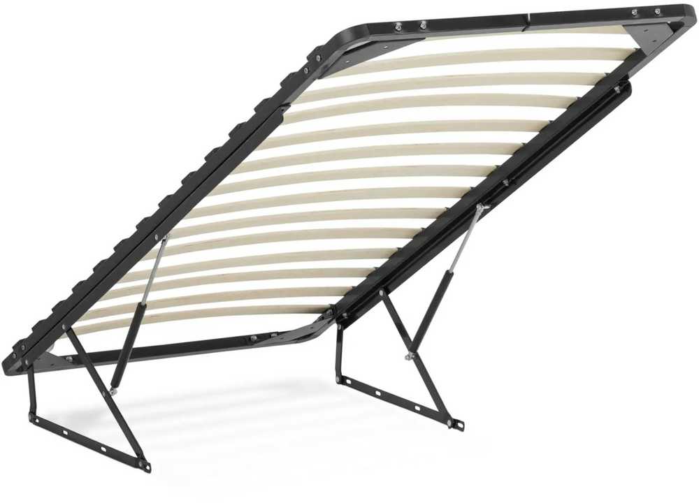 Uniprodo Pakeliamas metalinis lovos rėmas iki 200 kg 90 x 200 cm ...