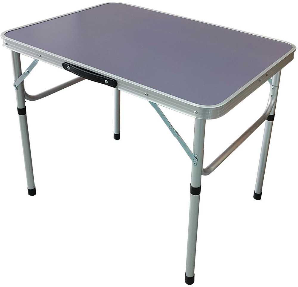 Sulankstomas kempingo stalas, 75x55x25 / 59cm, pilkos spalvos, modelis ...