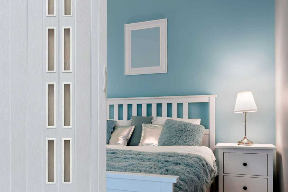 Sulankstomos durys 005S Baltas ąžuolas matinis - 80 cm, modelis - GC131 ...