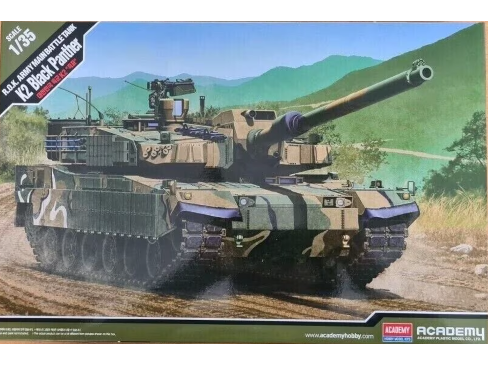 Academy - R.O.K. Army Main Battle Tank K2 Juodas Panther, 1 / 35, 13518 ...