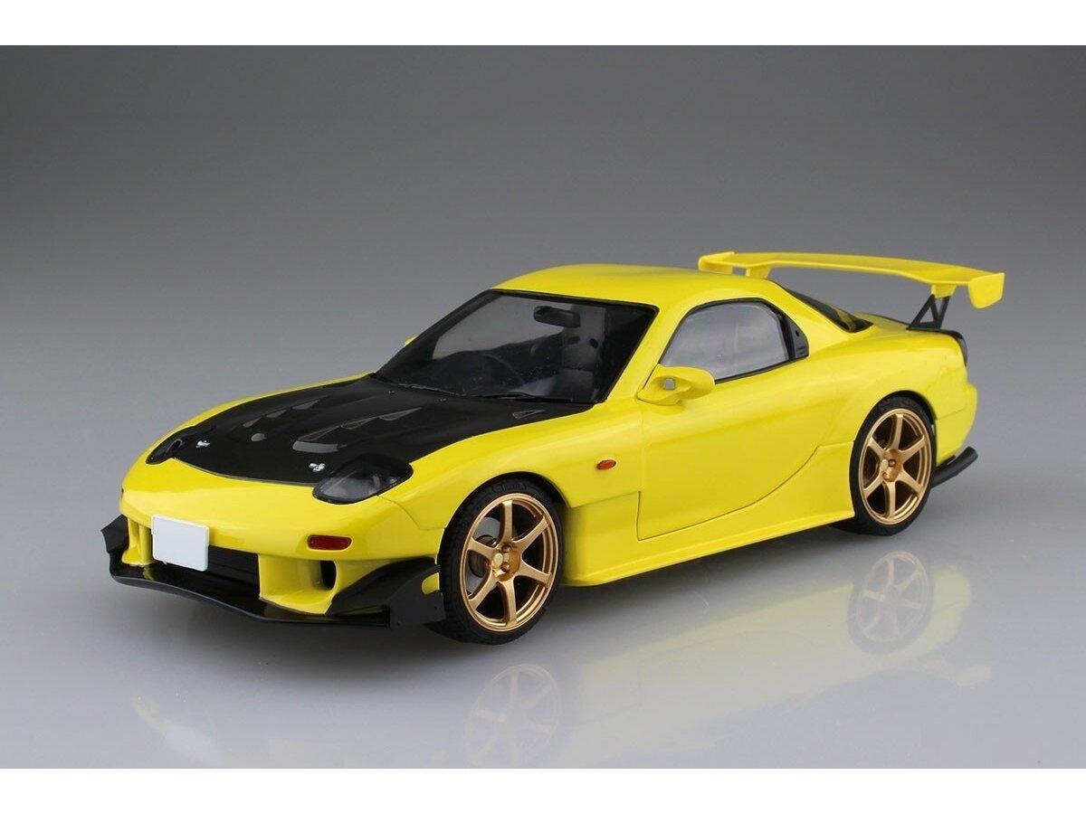 Aoshima - Initial D FD3S Mazda RX-7 Takahashi Keisuke Project D Ver., 1 / 24, 05620, žema kaina ...