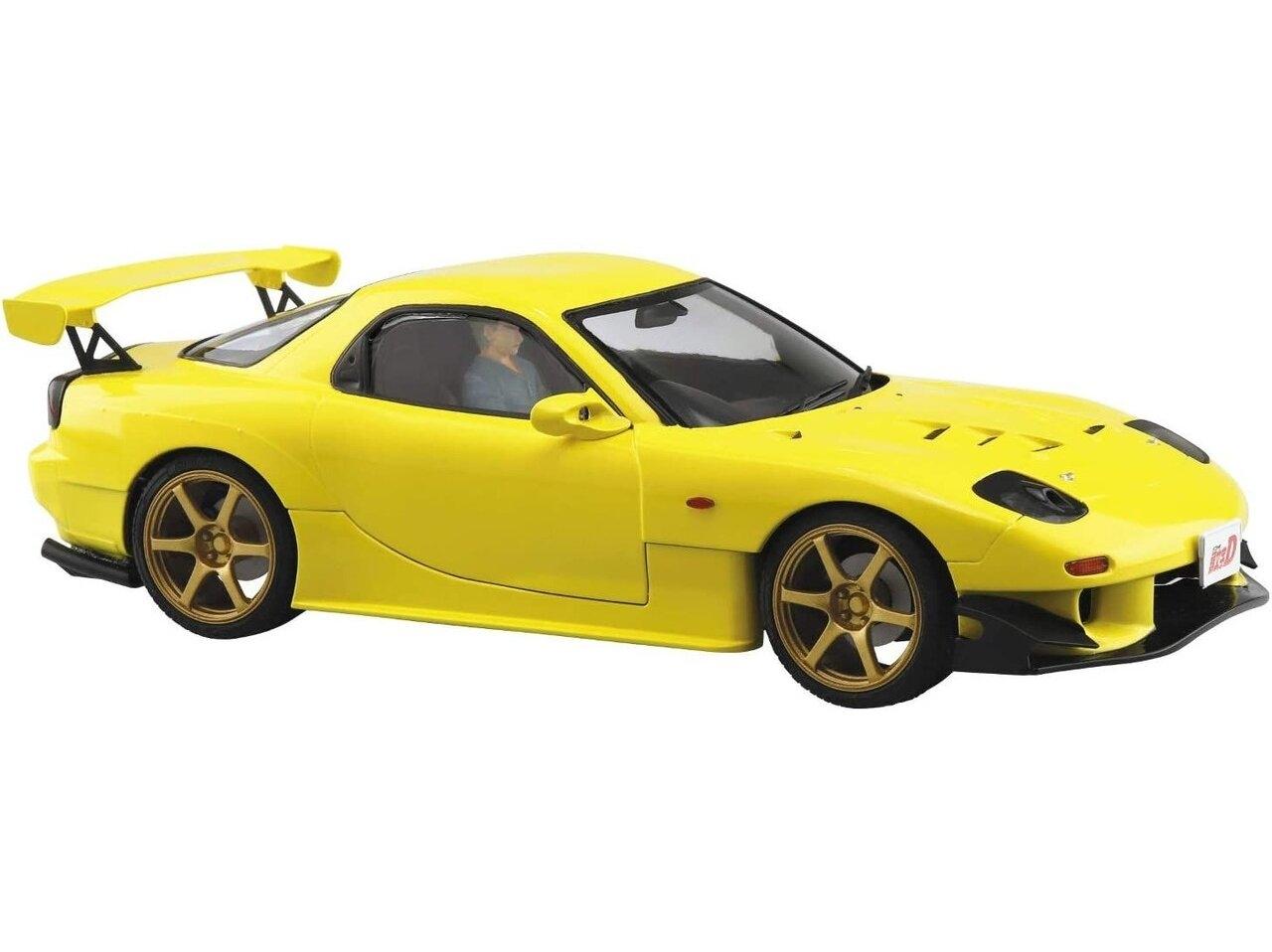 Aoshima - Initial D FD3S Mazda RX-7 Takahashi Keisuke Project D Ver. w / Driver Figure, 1 / 24 ...