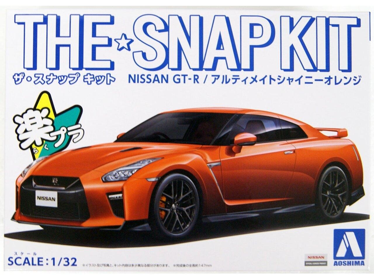 Aoshima - The Snap Kit Nissan R35 GT-R Ultimate Shiny Oranžinis, 1 / 32 ...