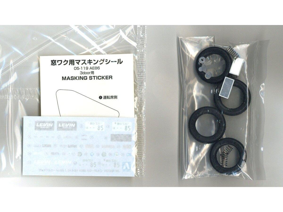 Aoshima - Toyota AE85 Corolla Levin 1500SR '85, 1 / 24, 05593, žema ...