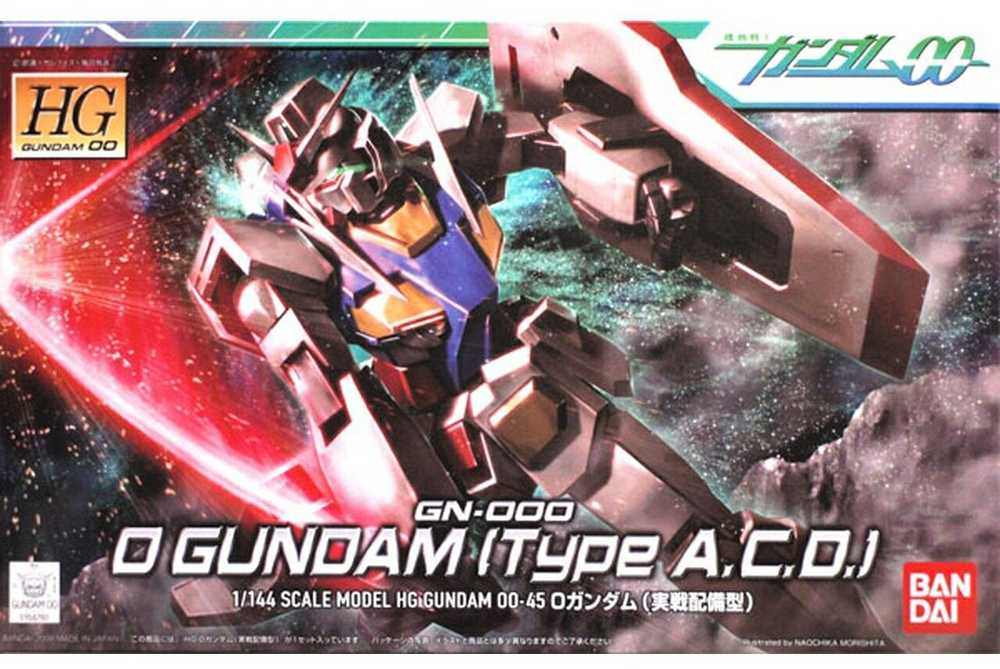 Bandai - HG00 GN-000 0 Gundam (Type A.C.D.), 1 / 144, 55732, žema kaina | Varle.lt