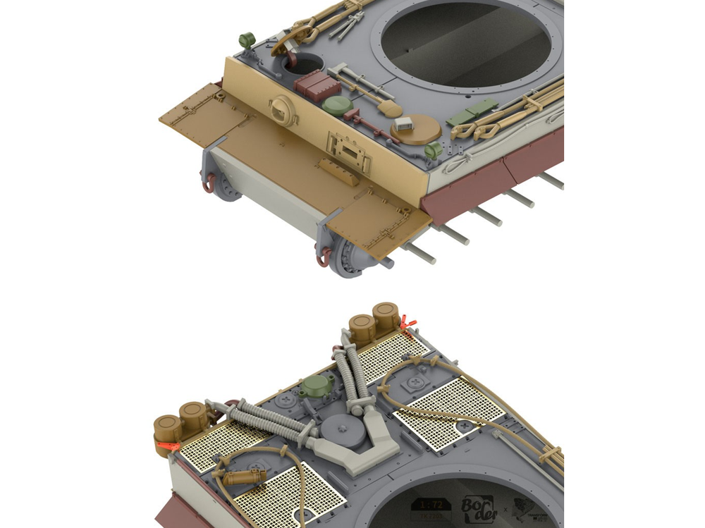 Border Model - Tiger I Early Das Reich Division (Battle of Kursk), 1 / ...