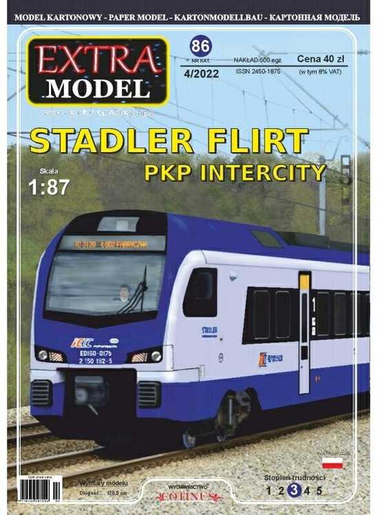 Extra Model - STADLER FLIRT PKP INTERCITY, 1 / 87, EM-086, žema kaina ...