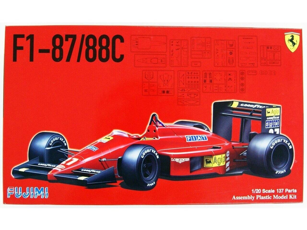 Fujimi - Ferrari F1-87 / 88C, 1 / 20, 09198, žema kaina | Varle.lt