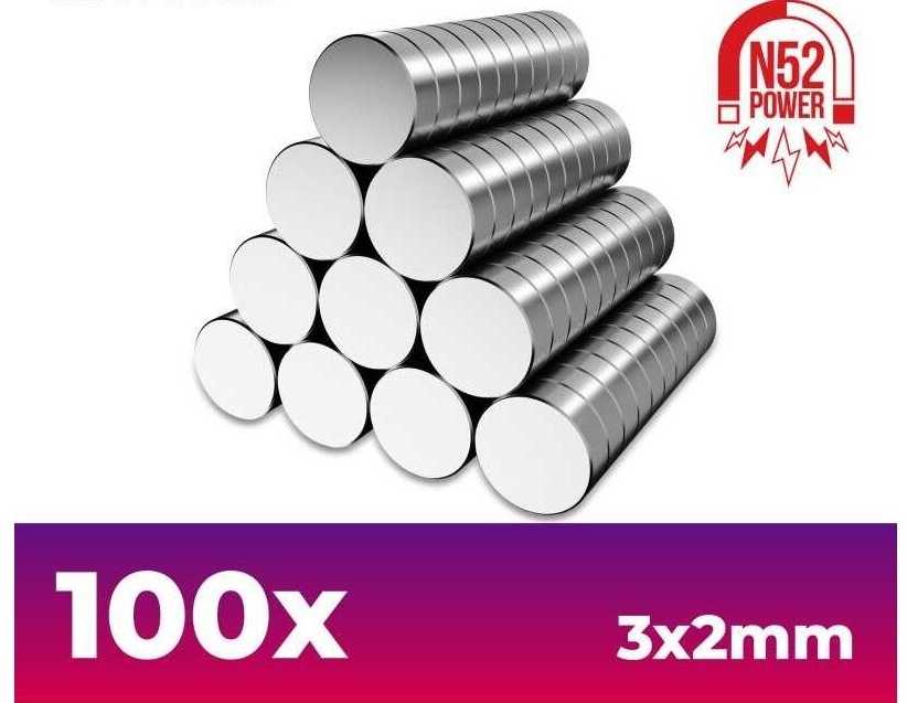 Green Stuff World Žalias stuff world - Neodimio magnetai 3x2mm - 100vnt ...