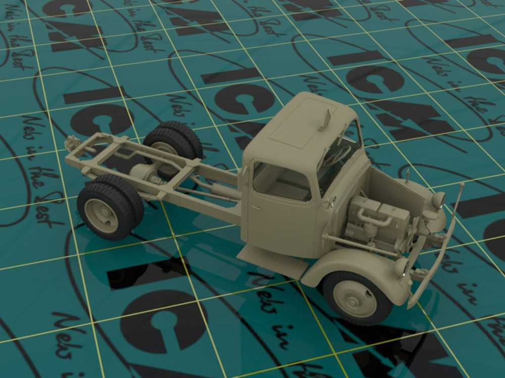 ICM - Mercedes-Benz L3000S WWII German Truck, 1 / 35, 35420, žema kaina ...