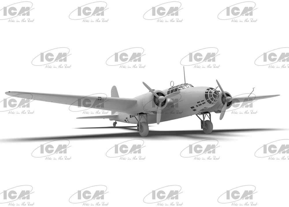ICM - Mitsubishi Ki-21-Ib Sally Japanese Heavy Bomber, 1 / 48, 48195 ...