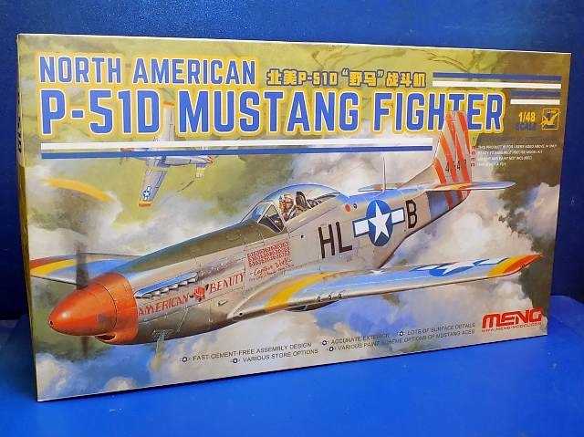Meng Model - North American P-51D Mustang Fighter, 1 / 48, LS-006, žema ...