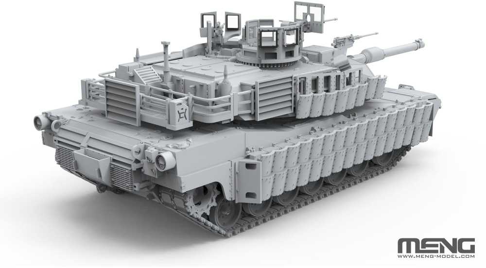 Meng Model - U.S. Main Battle Tank M1A2 SEP ABRAMS TUSK II, 1 / 72, 72 ...