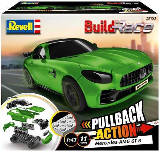 Revell - Build‘N Race-Chassis Mercedes-AMG GT R, žalias, 1 / 43, 23153 ...