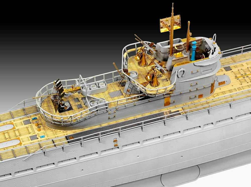 Revell – Deutsches U-Boot Vokietijos povandeninis laivas Type IX C ...