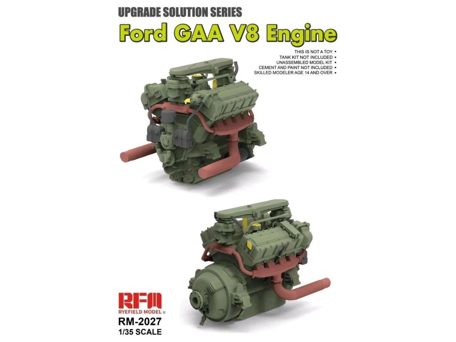 RFM Rye Field Model - Ford GAA V8 Engine, 1 / 35, RM-2027, žema kaina ...