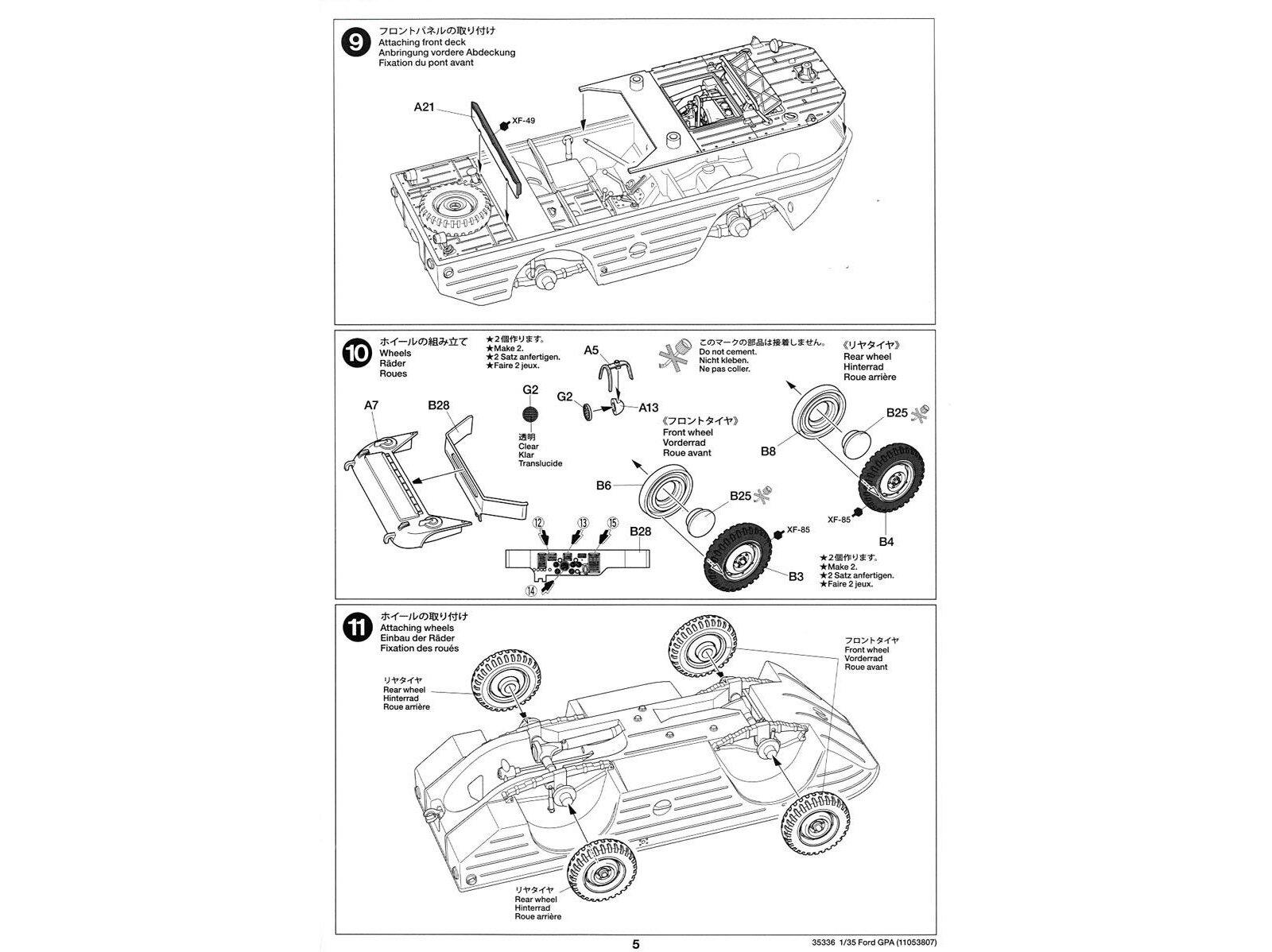 Tamiya – Ford GPA Amphibian ¼ tonos 4x4 sunkvežimis, 1 / 35, 35336 ...