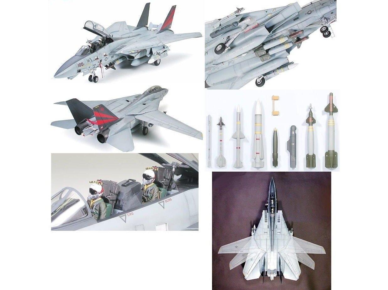 Tamiya - Grumman F-14A Tomcat Juodas Knights, 1 / 32, 60313, žema kaina ...