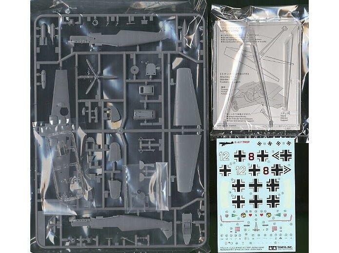 Tamiya - Messerschmitt Bf109E-4 / 7 Trop, 1 / 72, 60755, žema kaina | Varle.lt