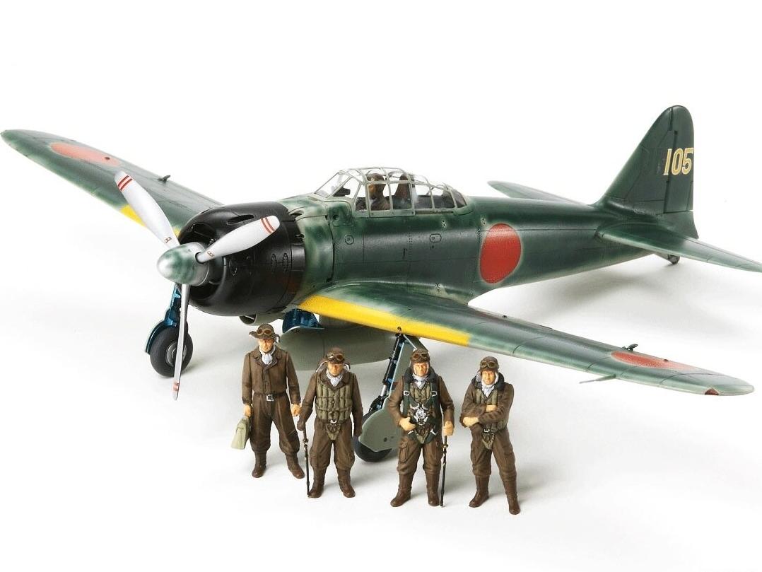 Tamiya - Mitsubishi A6M3 / 3a Zero Fighter, 1 / 48, 61108, modelis ...