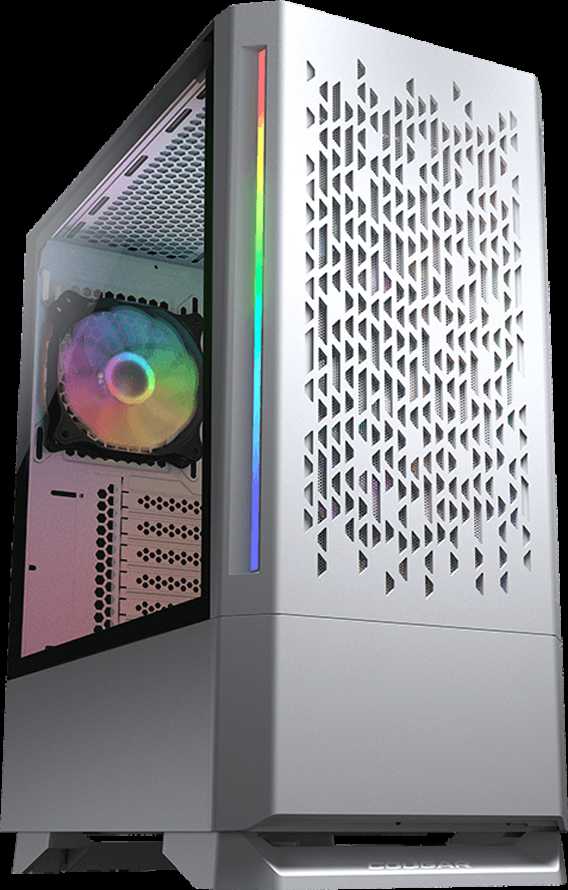 COUGAR | MX430 Air RGB Baltas | PC Case | Mid Tower / Air Vents Front ...