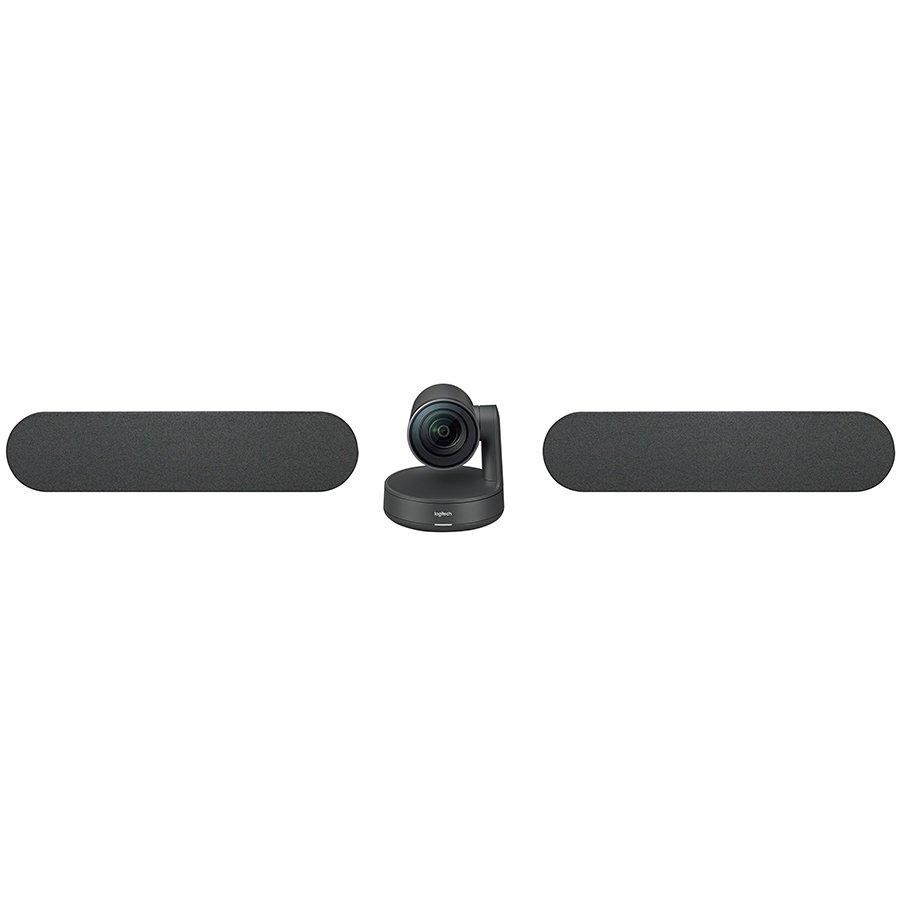 LOGITECH Web Camera RALLY - Juodas - USB - PLUGG - EMEA - DUAL SPEAKER ...