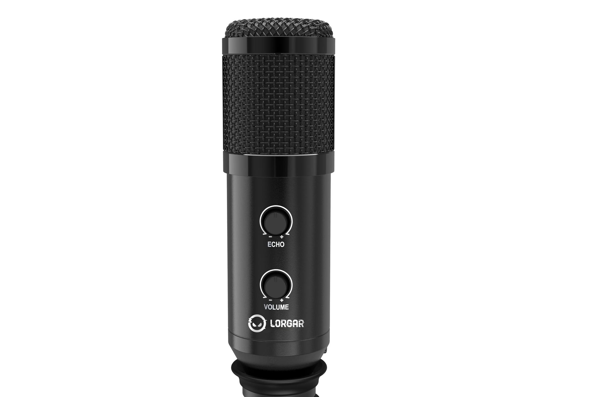 LORGAR Soner 313, Gaming Microphone, USB condenser microphone with ...