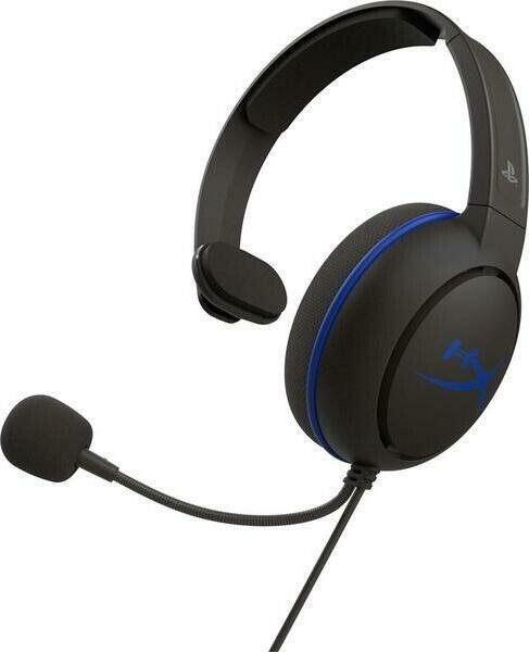 Žaidimų ausinės HyperX Cloud Chat PS4 (Juodos) Officially PS4 Licensed, modelis - ‎HX-HSCCHS-BK ...