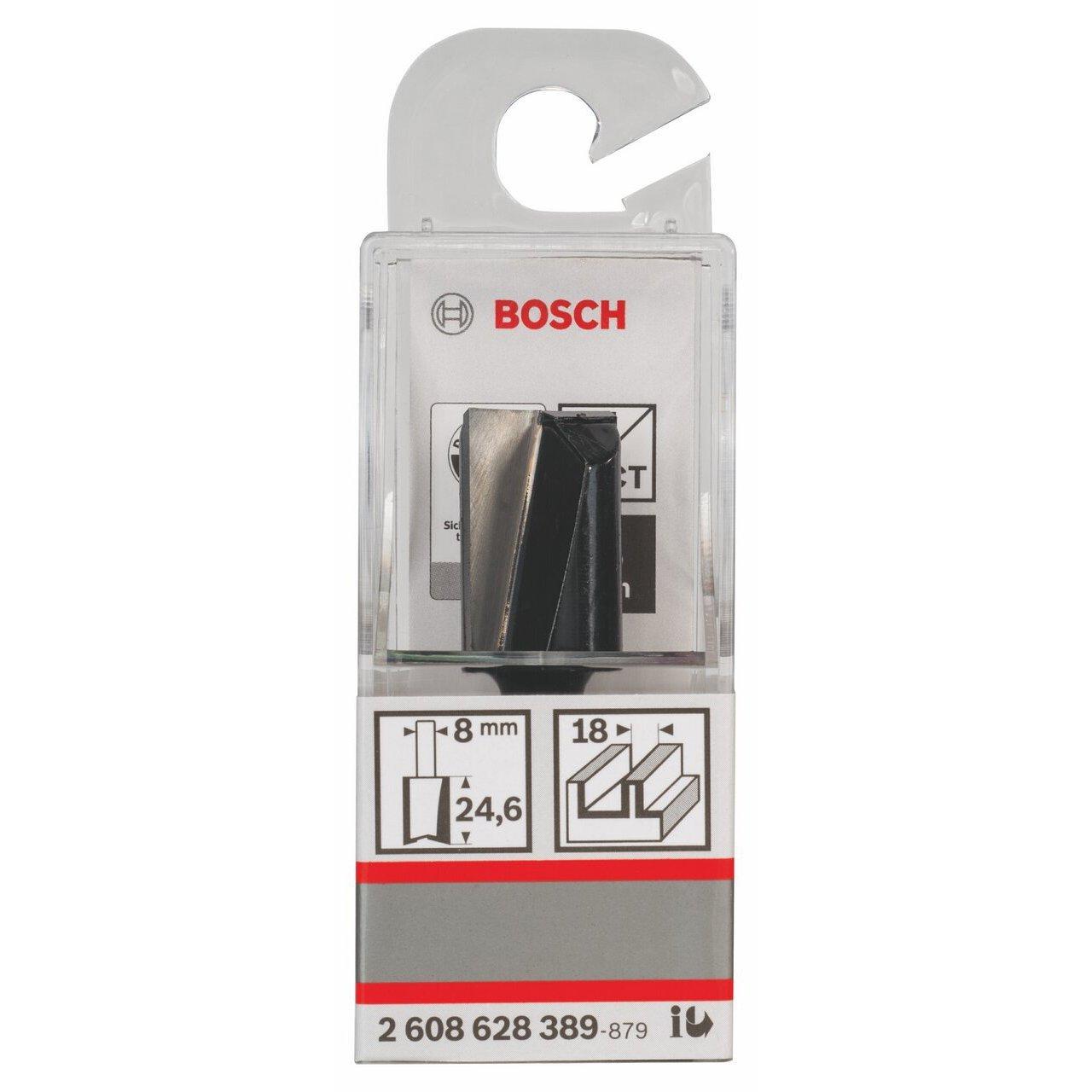 Bosch Pirštinė freza HM B=18mm, l=25 mm,kotas 8mm, modelis ...