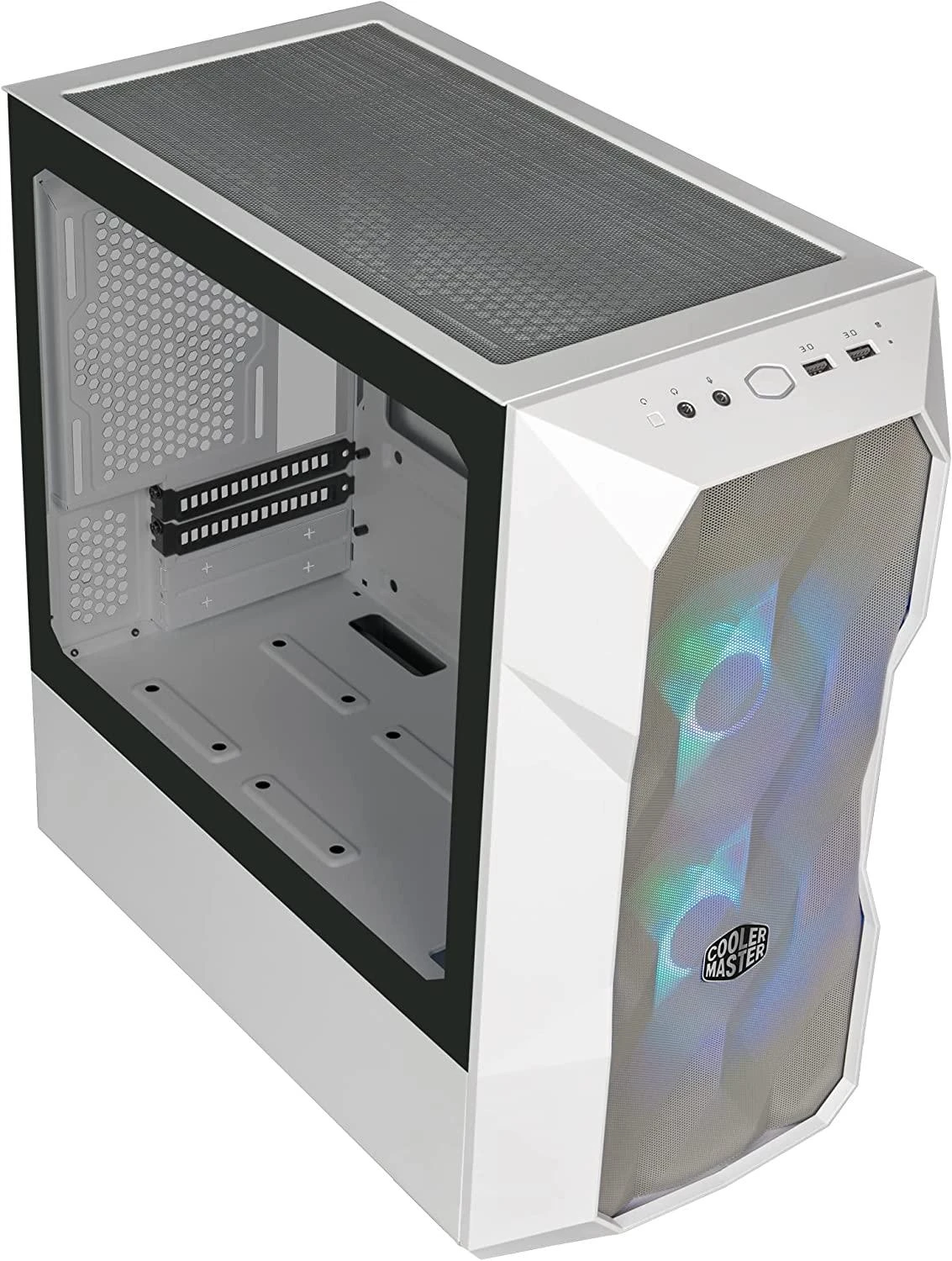 Cooler Master TD300 MESH | Baltas | Mini bokštas | Įtrauktas maitinimo ...