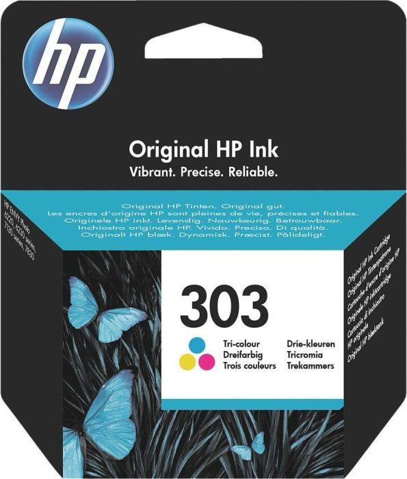 HP 303 Tri-colour Ink Cartridge, žema kaina | Varle.lt