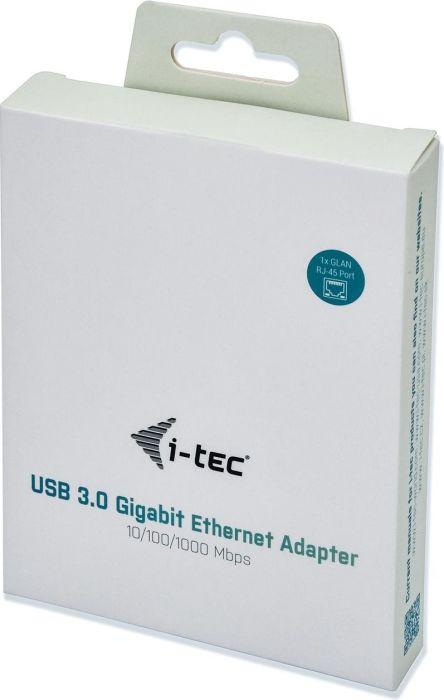 I-tec ITEC U3METALGLAN USB3.0 Metal Gigabit Ethernet Adapteris 1x USB3 ...