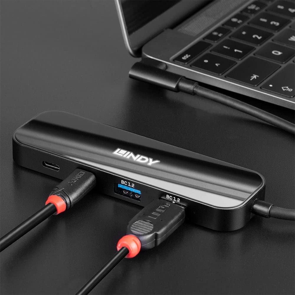 HUB USB Lindy 4 Port Usb 3.2 Gen 2 Hub, modelis - 43334, žema kaina ...