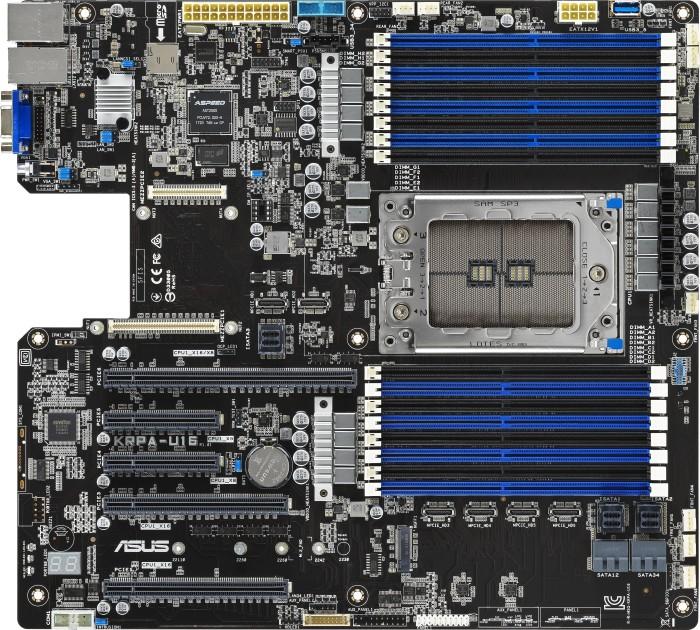 10113 Pagrindinė plokštė ASUS KRPA-U16 - SSI EEB - Socket SP3 - DDR4 ...