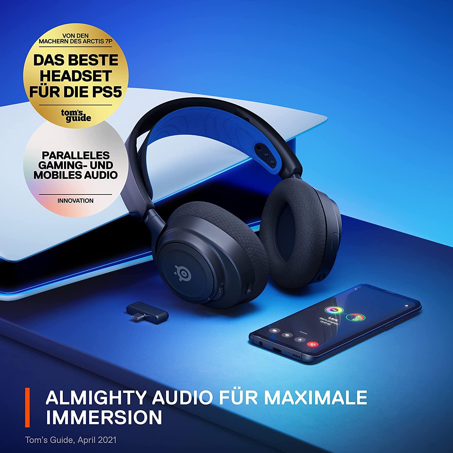 Belaidės ausinės su mikrofonu SteelSeries Arctis Nova 7P Over-Ear ...