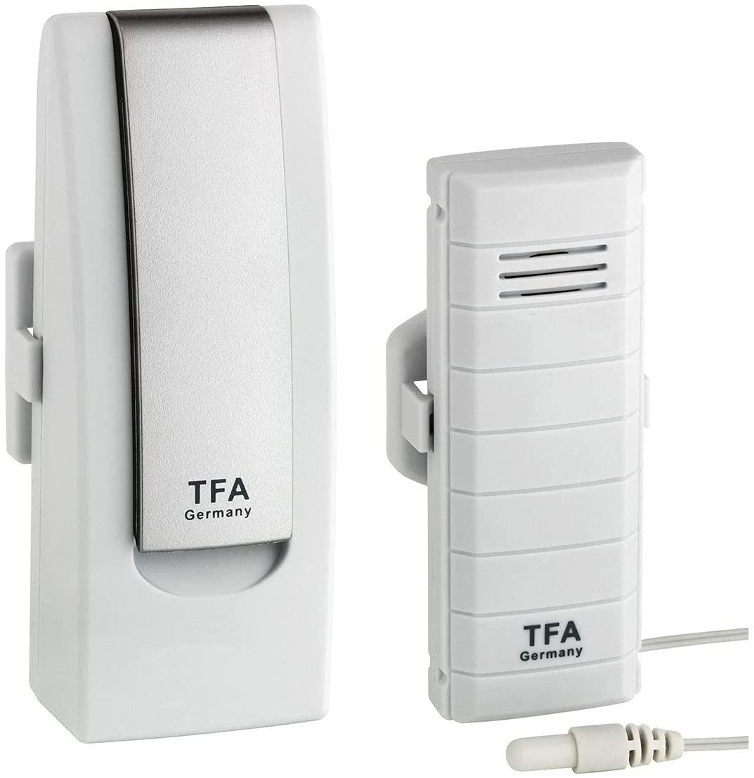 TFA Dostmann TFA weather station set with temperature transmitter with ...