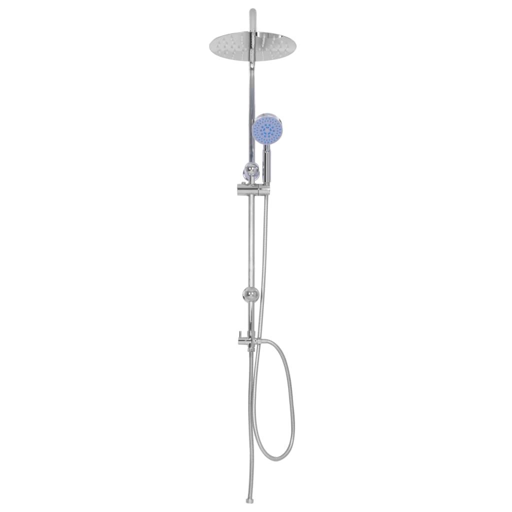 Dušo sistema su dviem galv. ir rankiniu dušu, nerūd. plienas | Varle.lt
