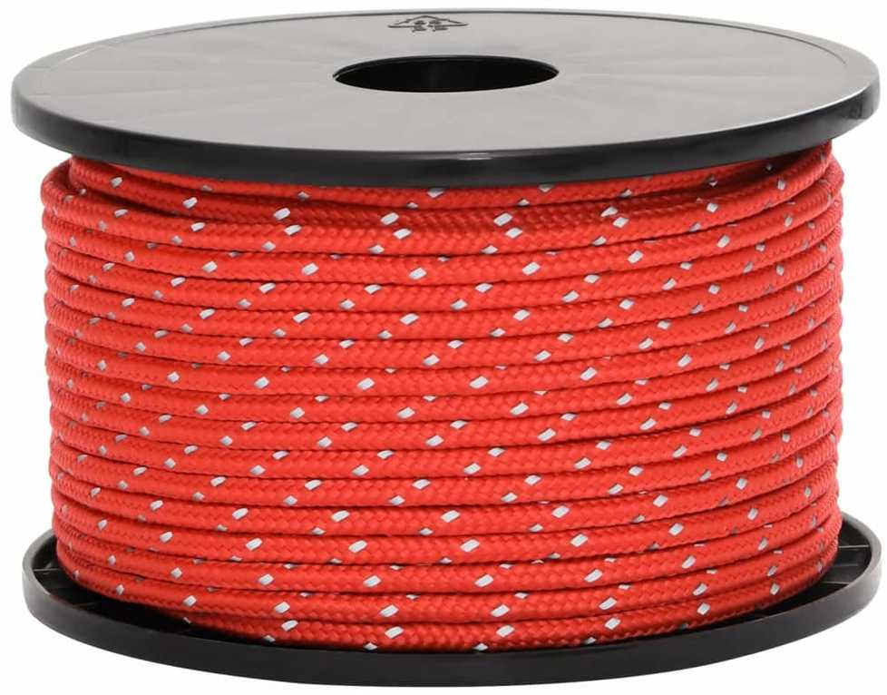 Palapinės virvė su šviesą atspindinčiomis juostomis / sujungimais ...