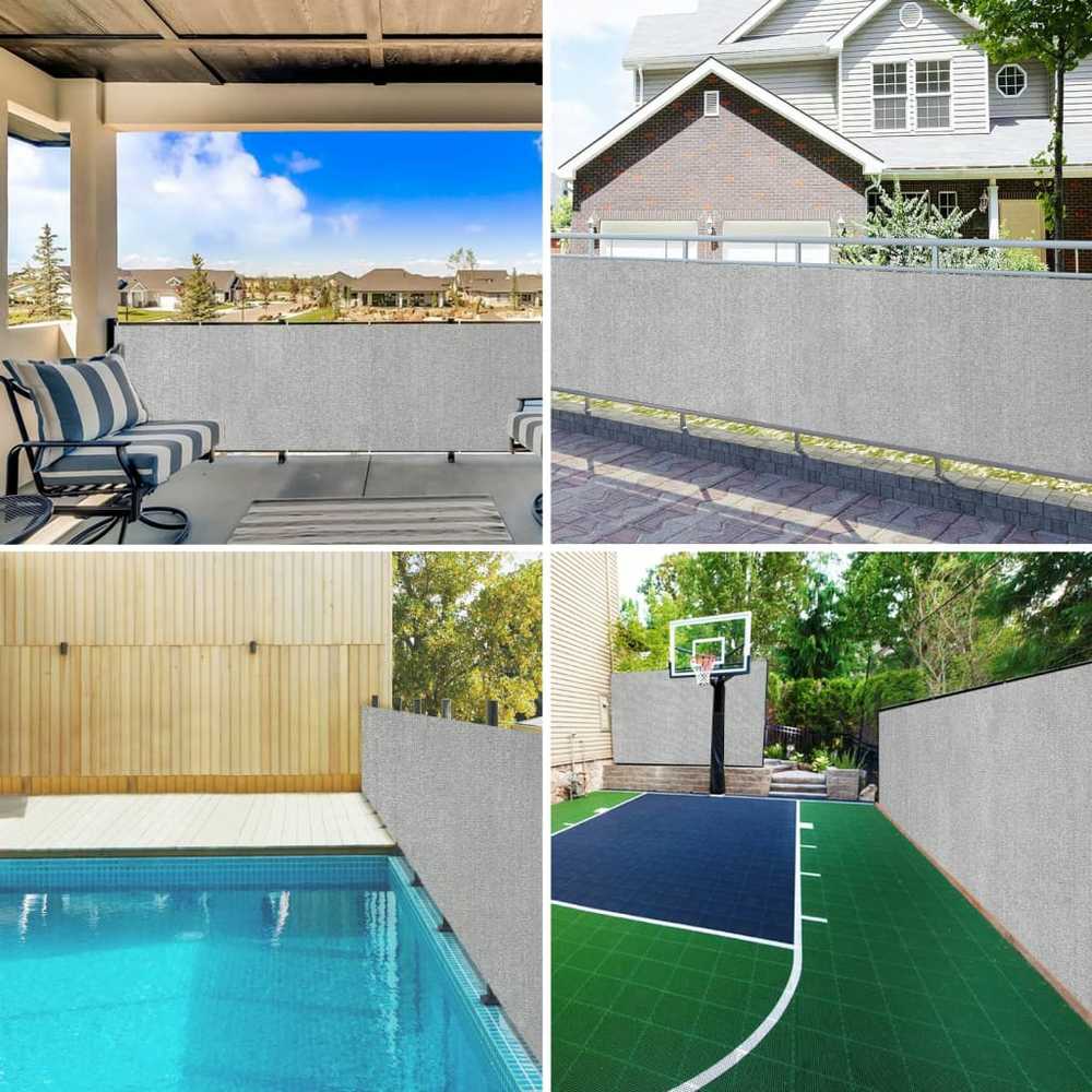 Privatumo suteikiantis tinklelis, pilkas, 1,8x25m, HDPE, modelis ...