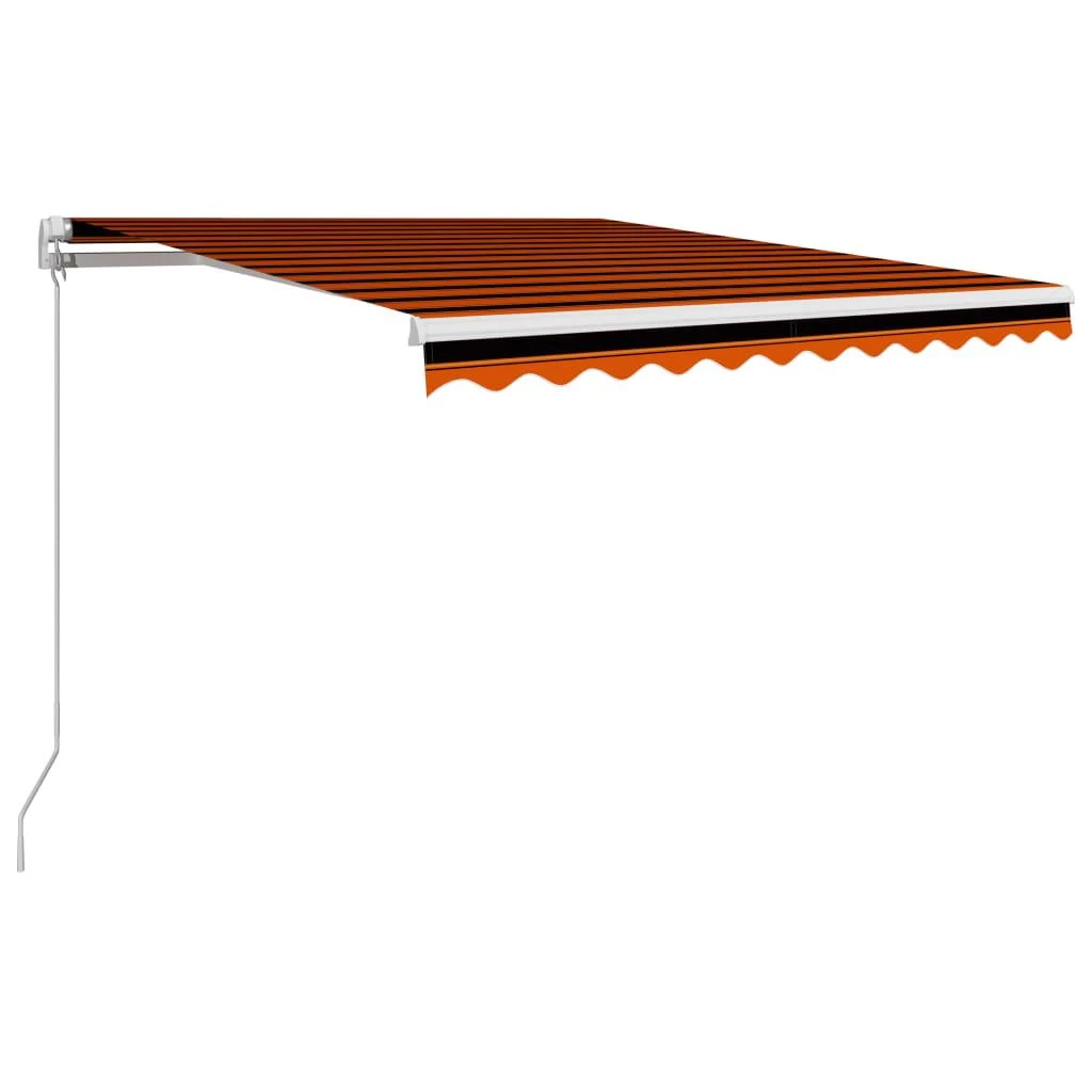 Rankiniu būdu ištraukiama markizė, oranžinė ir ruda, 300x250cm, modelis ...