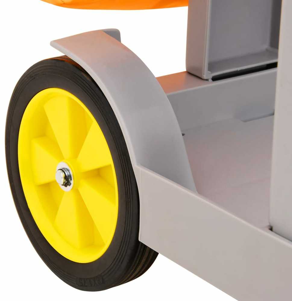 Valymo vežimėlis su grindų plovimo kibiru, polipropilenas, modelis - 3186935, žema kaina | Varle.lt