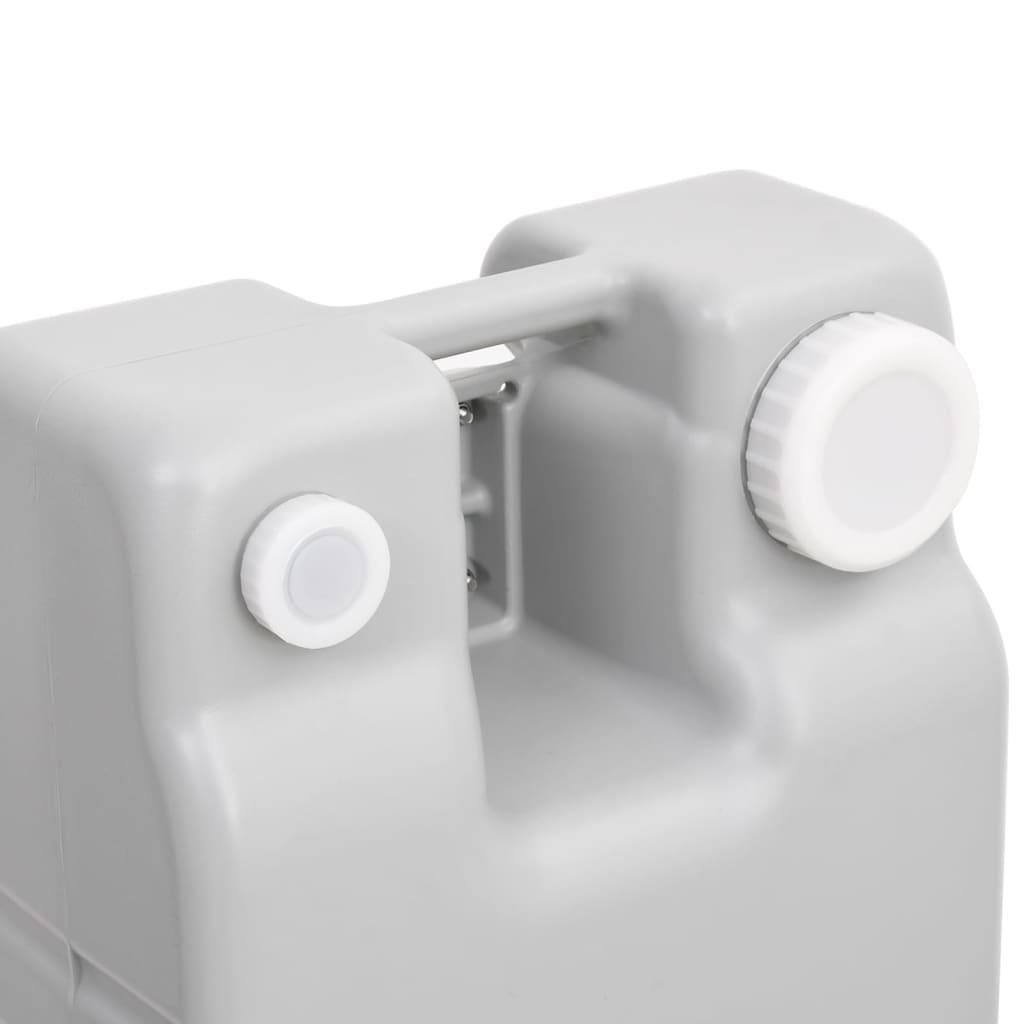 Vandens bakas su ratukais stovyklavimui, pilkos spalvos, 75l, modelis ...