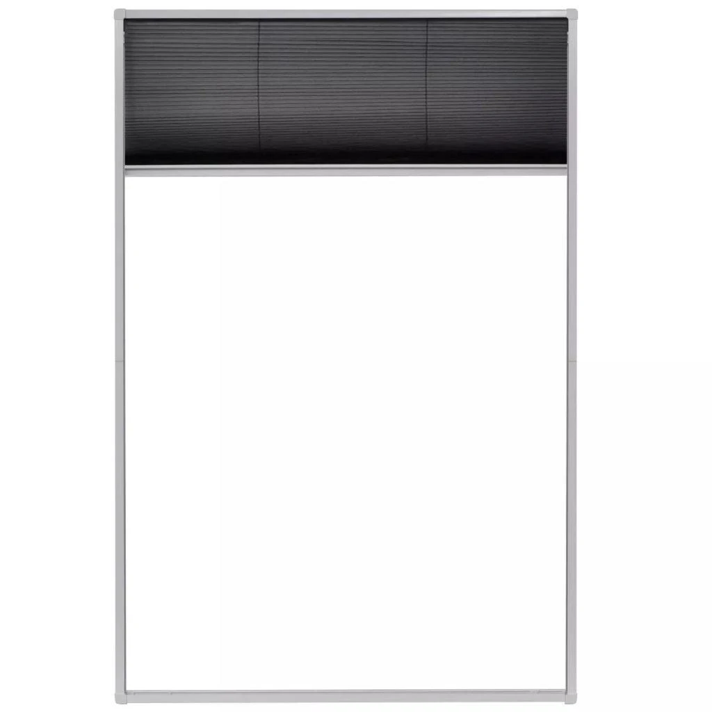 Tinklelis nuo vabzdžių langams, plisuotas, aliuminis, 80x120cm, žema ...