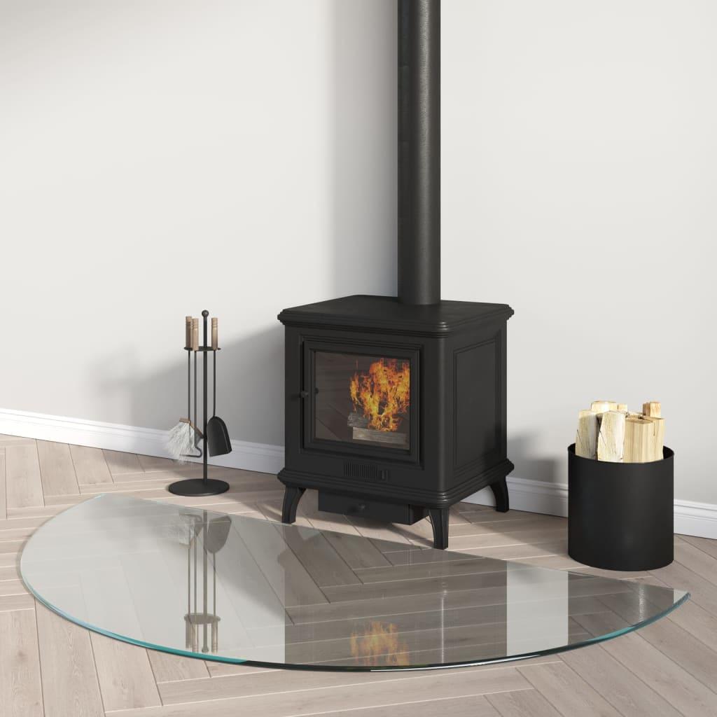 Židinio stiklo plokštė, 1200x600mm, pusapvalė, modelis - 324120, žema ...