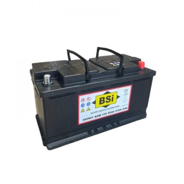 BSI Akumuliatorius 95 Ah 810 A EN 12V AGM, modelis - 595901 AGM, žema ...