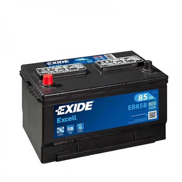 Exide Akumuliatorius 85 Ah 800 A EN 12V, modelis - EB858, žema kaina ...